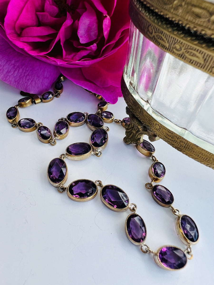 Antique Victorian Rivière necklace. – Bilkey & Co