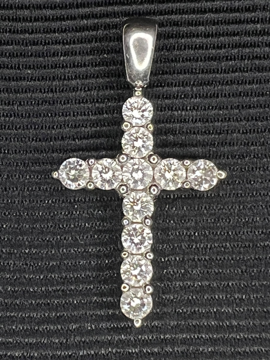 Diamond Cross pendant. – Bilkey & Co